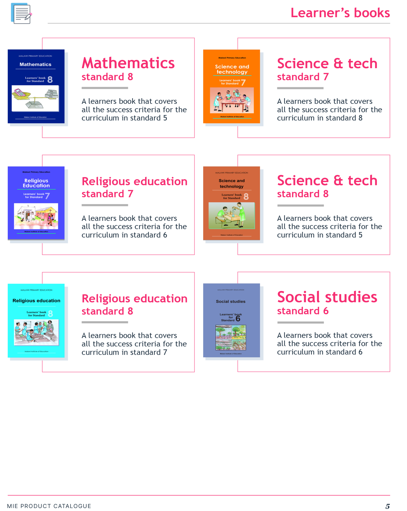 Bookshop - Malawi Institute of Education